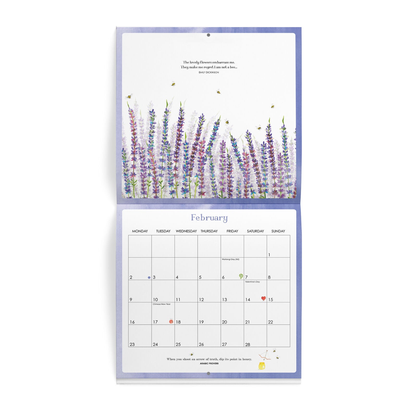 2026 Bee Wall Calendar – Fab Gifts