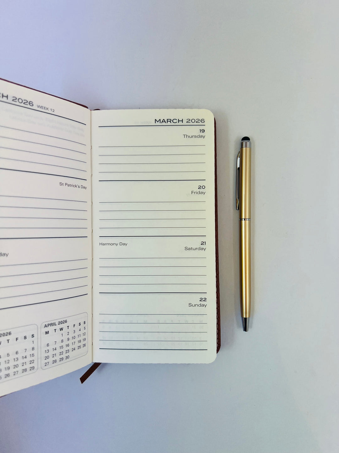 2026 Week to View - Purse Diary with Pen - Turquoise – Fab Gifts